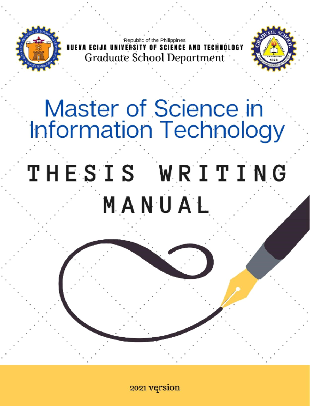 MSIT Thesis Writing Manual August 2021NEW - Chapter VIII. The Three ...