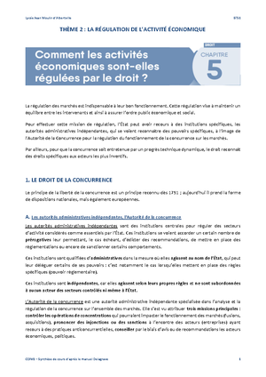 Chapitre 6 - cejm - THÈME 2 : La régulation de l’activité économique L ...