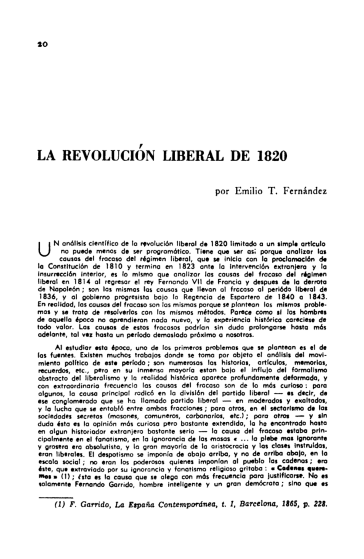 La revolucion liberal de 1820 - LA REVOLUCIÓN LIBERAL DE 1820 por ...