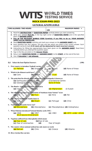 General Methods of Teaching 1 - General Methods of Teaching MCQS on discussion method and Team ...
