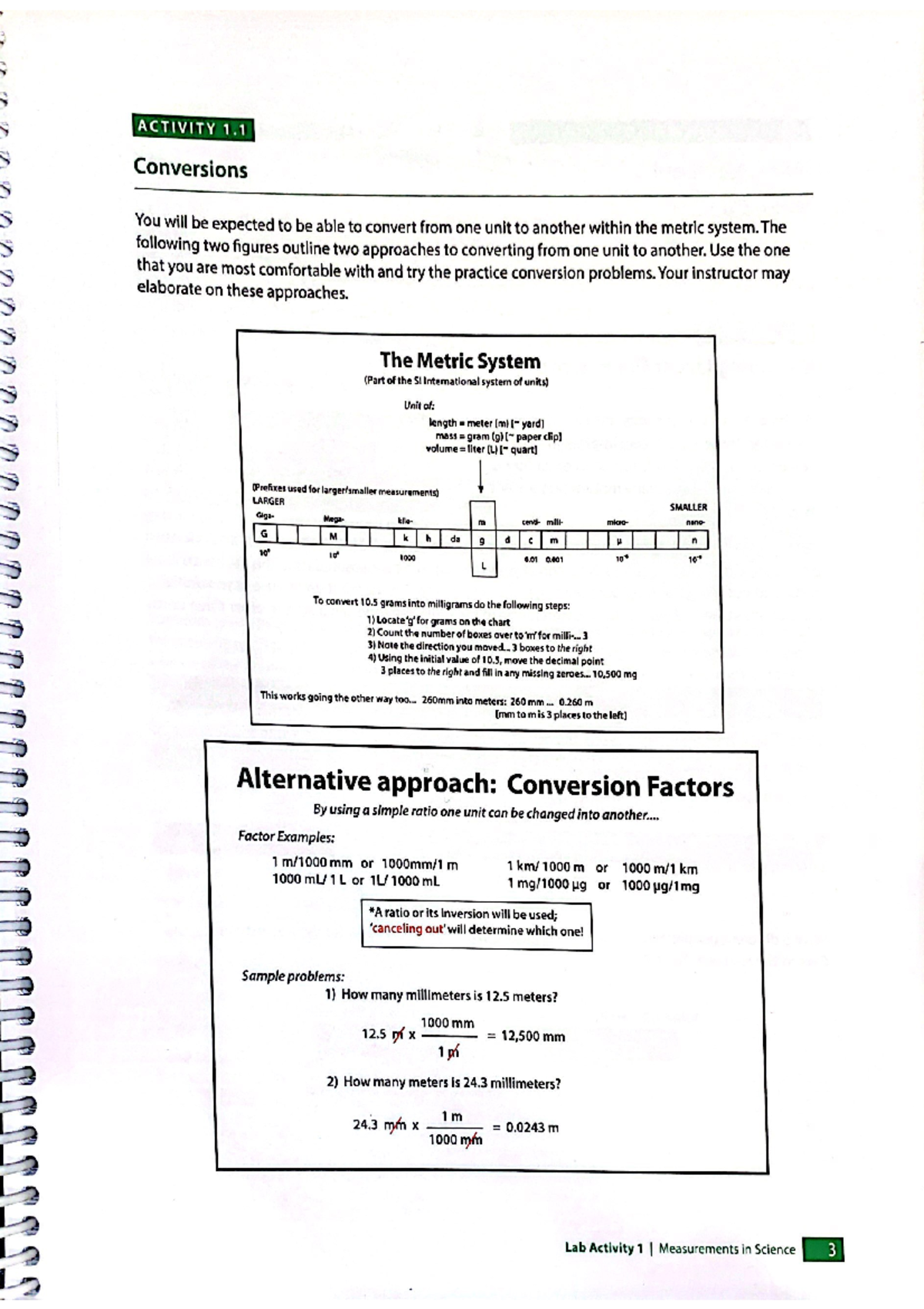 BIO lab activity 1 - FGCU - BSC 1010C - FGCU - Studocu