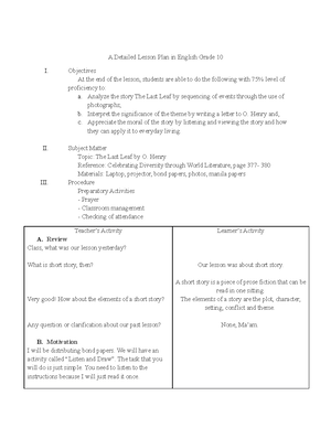 Modals detailed lesson plan demo - COSTA LEONA NATIONAL HIGH SCHOOL ...