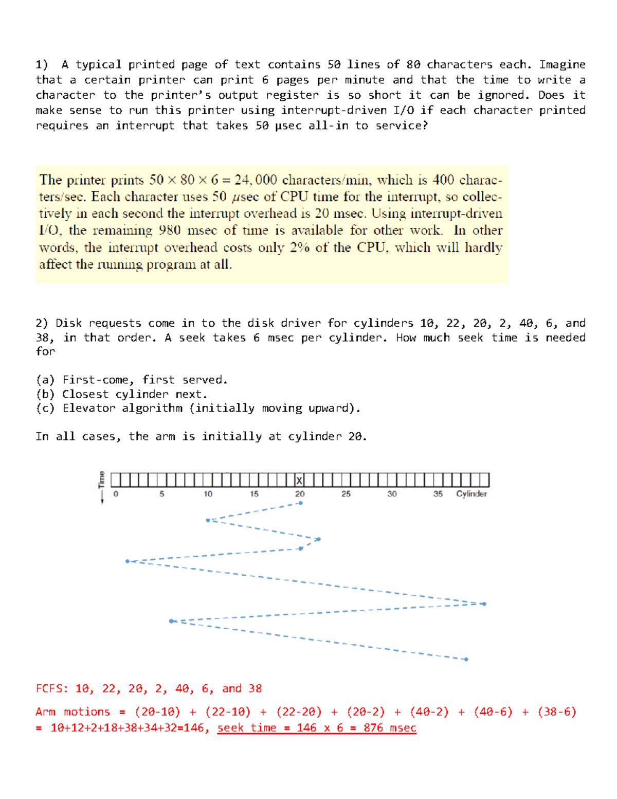 Final Sample Sol - operating systems for computer science. Understand ...