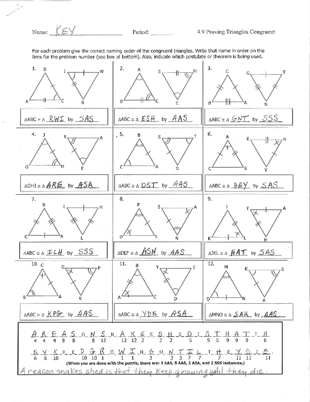 Proving Triangles Congruent - Science, Technology, Engineering and ...