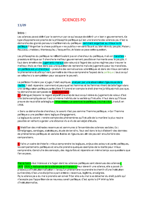 1 Pierre Piazza Cours Socio po - PARTIE II LES ACTEURS POLITIQUES ...