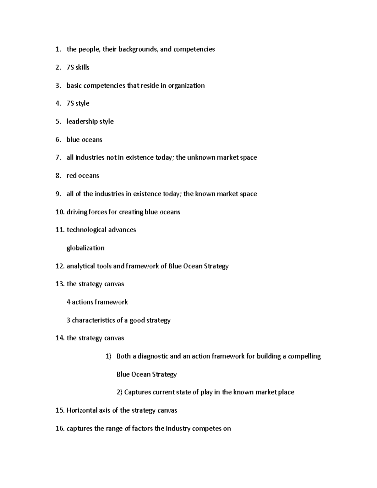 Busmgt 490 32 - notes - the people, their backgrounds, and competencies ...