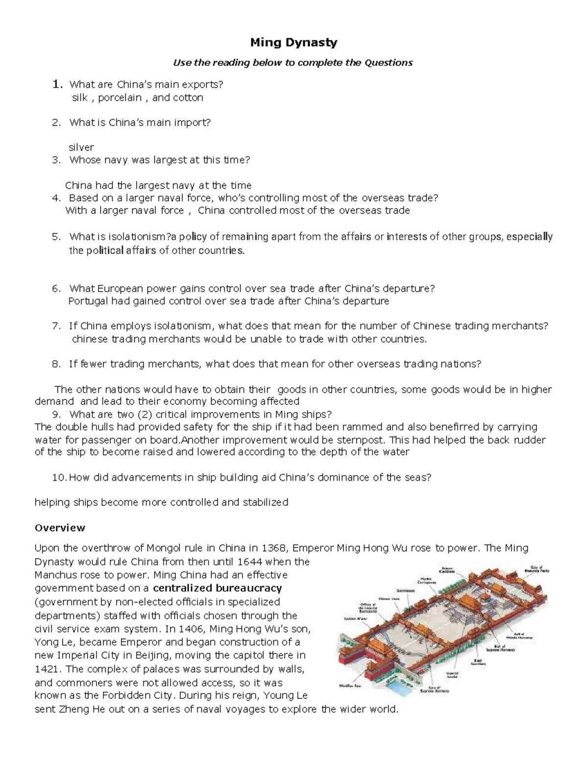 Copy of Ming Dynasty reading and Ottoman notes - Google Docs - Ming ...