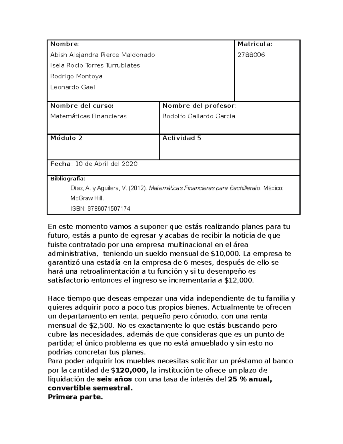 Act5mate - actividad 5 - Nombre: Abish Alejandra Pierce Maldonado Isela ...