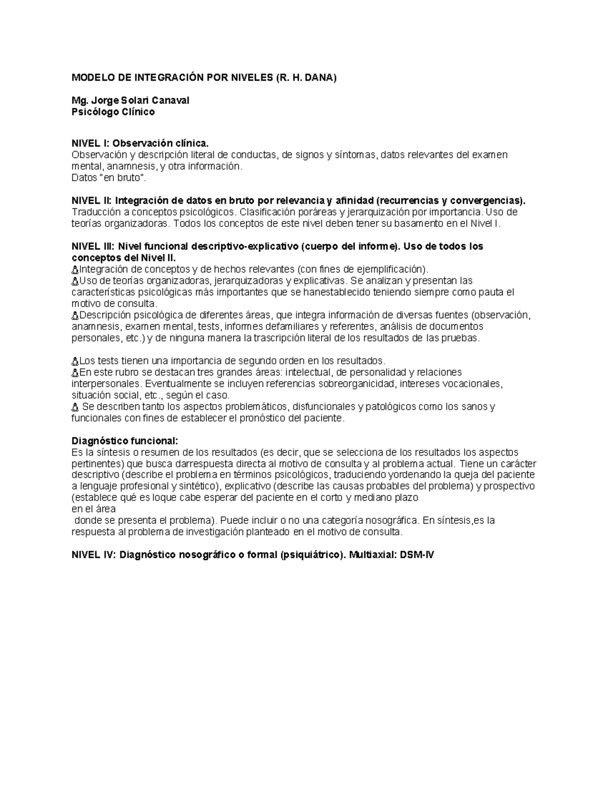 Modelo DE Integración POR Niveles Danna Solary - MODELO DE INTEGRACIÓN ...