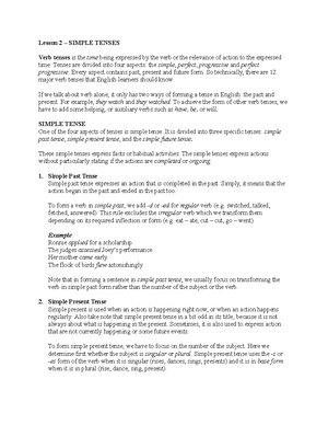 BSED Lesson 5 - Identifying Errors on Sentences - Lesson 5- IDENTIFYING SENTENCE ERRORS - Studocu