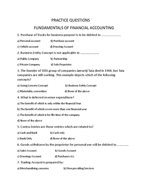 FA Mock - Questions S20-A21 - ACCA MOCK Financial Accounting September ...