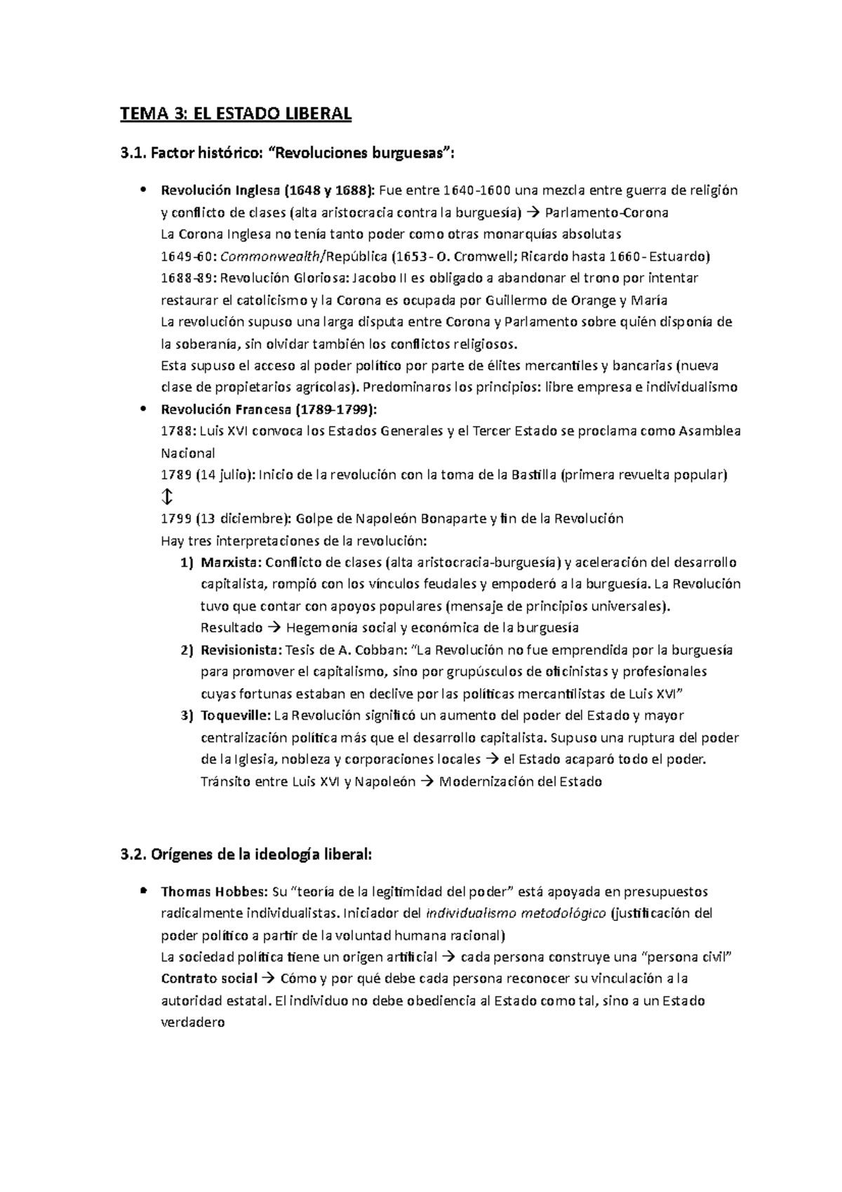 Tema 3. El Estado liberal (Manual de CCPP de Rafael del Águila) - TEMA ...