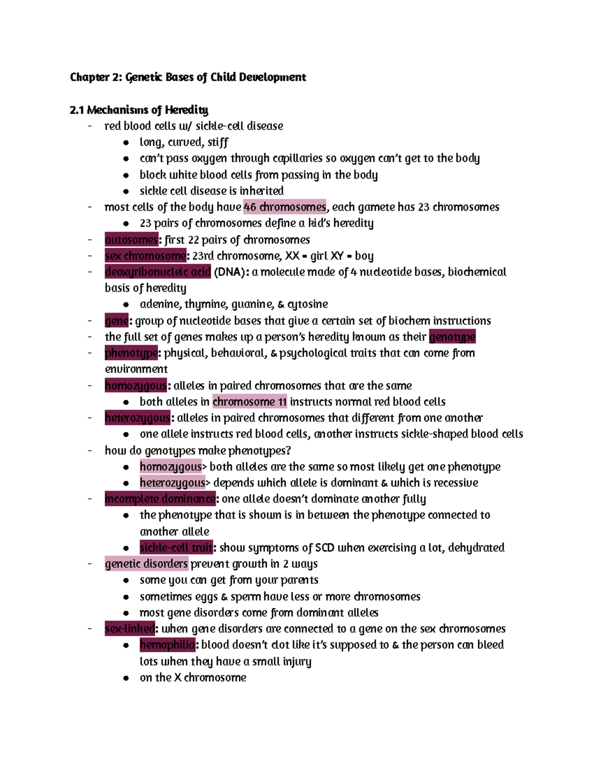 chapter 1 child development - EDU H250 - Harvard - Studocu