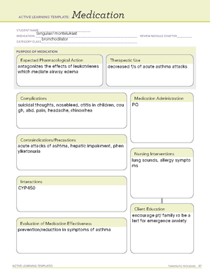 Seizure - Ati remediation - ACTIVE LEARNING TEMPLATES THERAPEUTIC ...