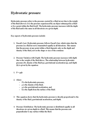 A fluid - Density-based separation - Density-based separation Density ...