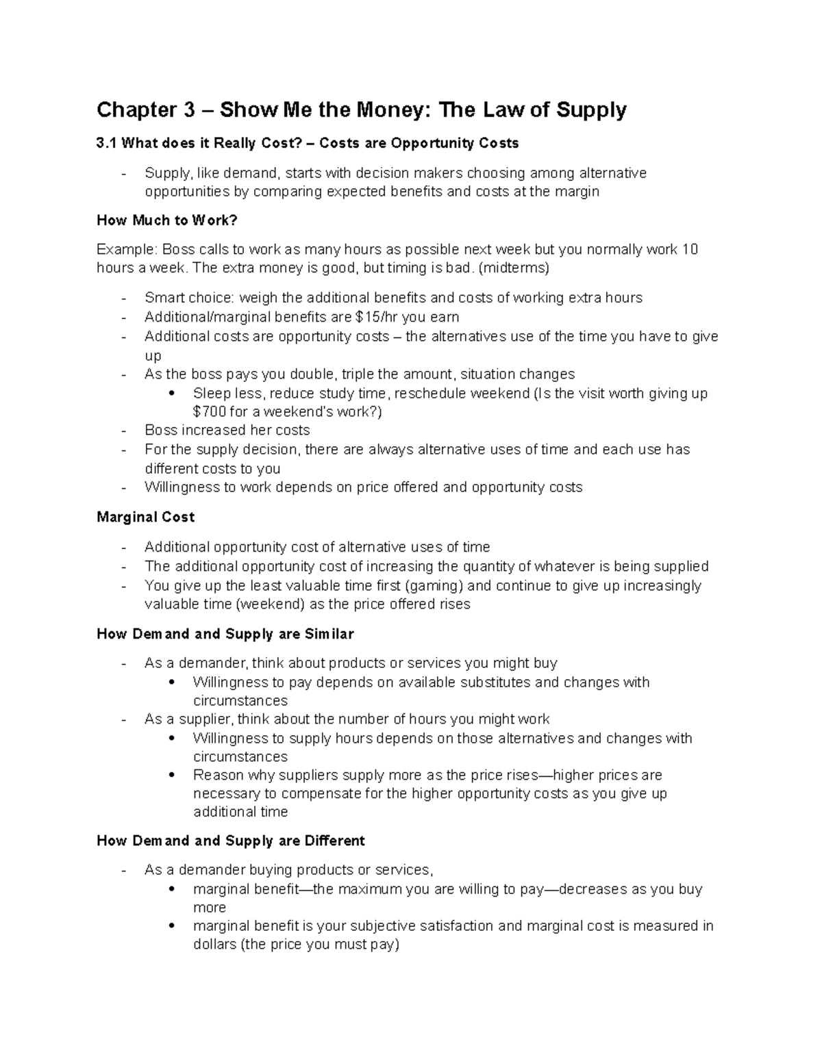 Ch3-Law of Demand - ECO105 chapter 2 textbook summary.notes - Chapter 3 ...