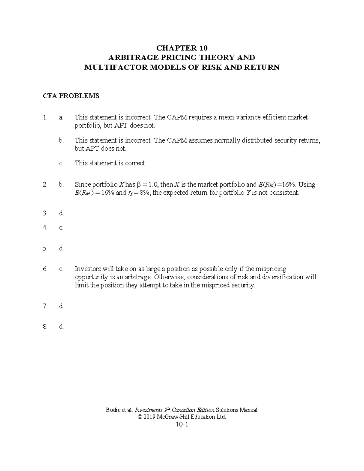 ADM3752 Chapitre 10 - CFA problems - Solutions - ADM3752 - uOttawa ...