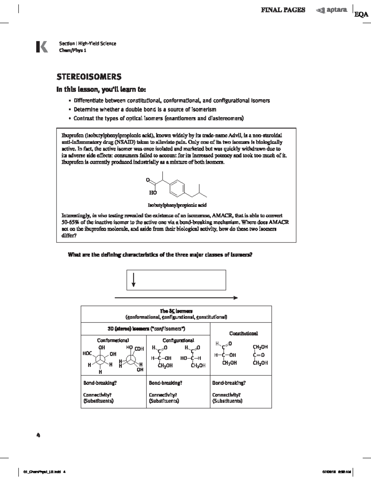 Chem Phys+1 - Practice for MCAT - CHM 2045C - Studocu