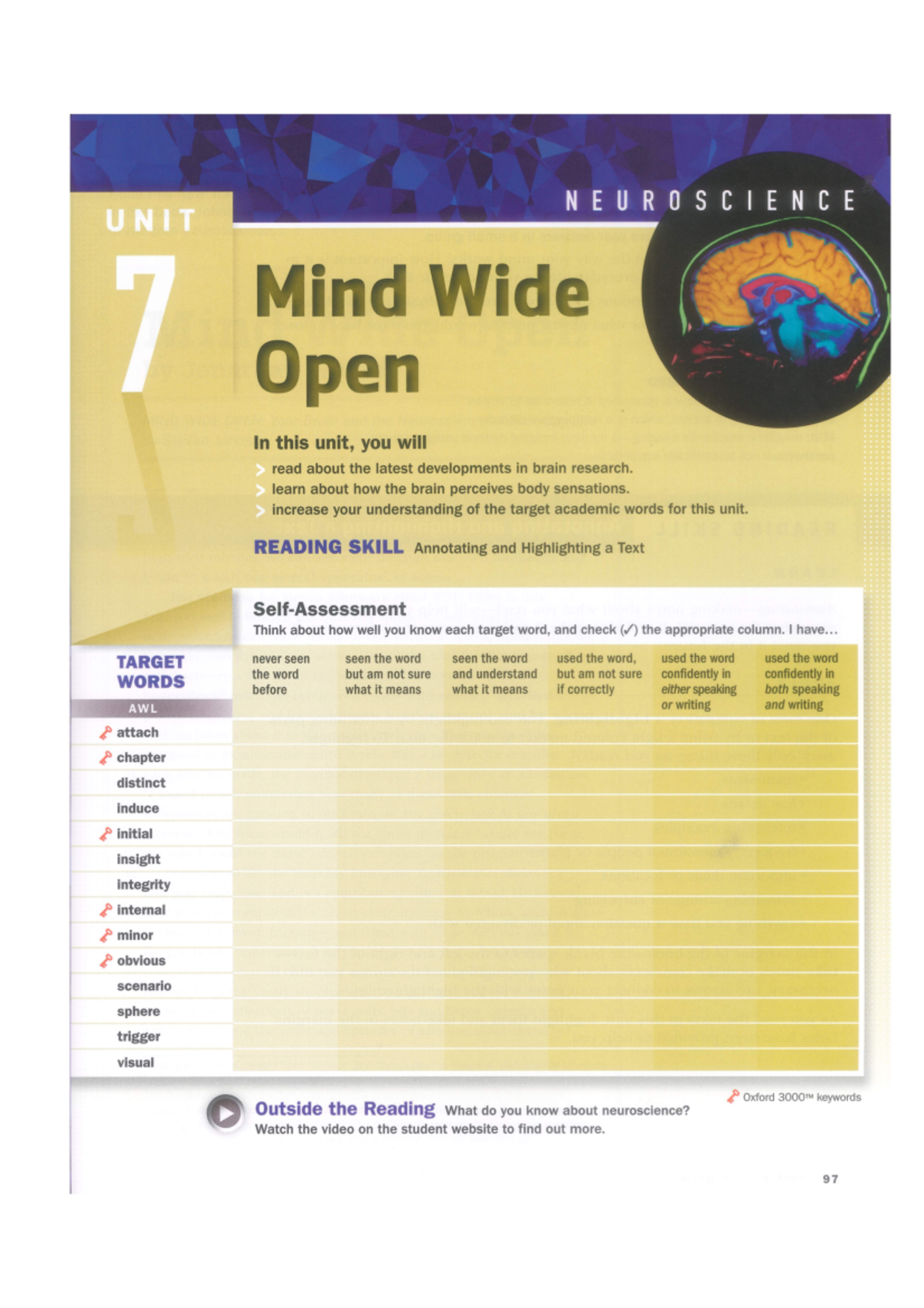 Inside reading 3 - Unit 7 - english - Studocu