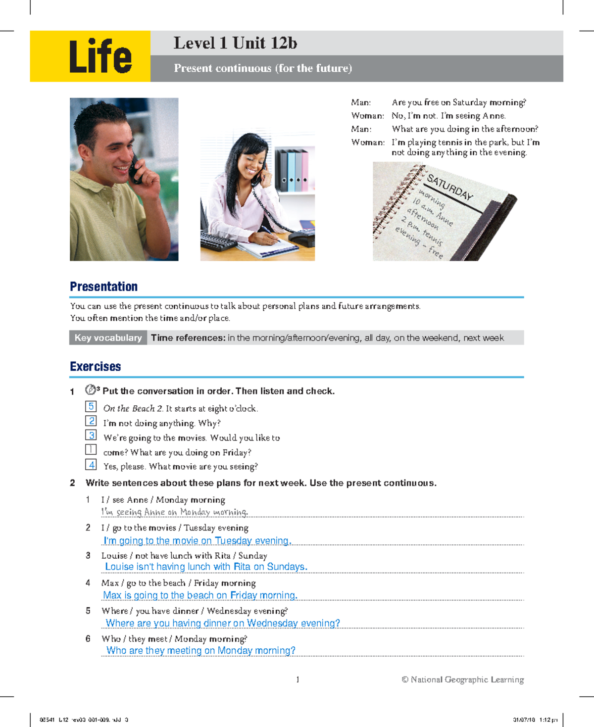 86541 Level 1 GW 12b - Ingles - 1 © National Geographic Learning Life ...