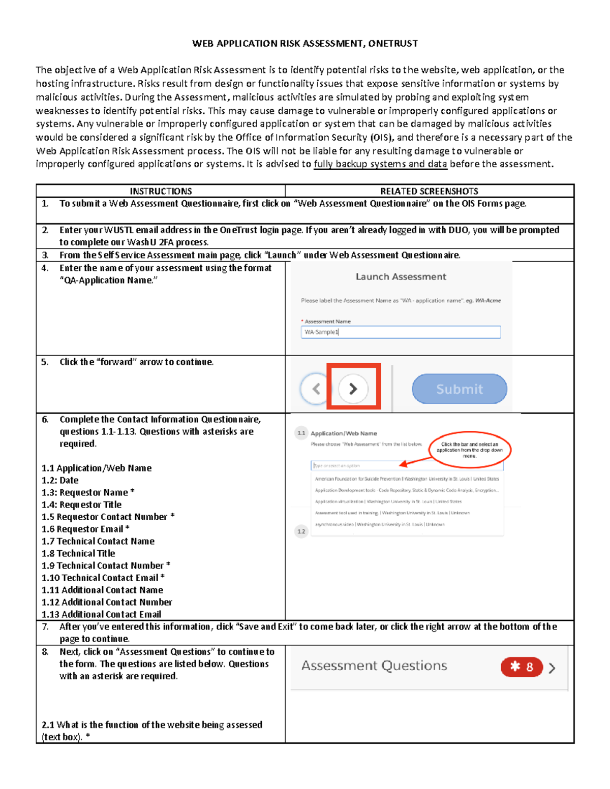 Web Application Risk Assessment PDF - Risks result from design or ...