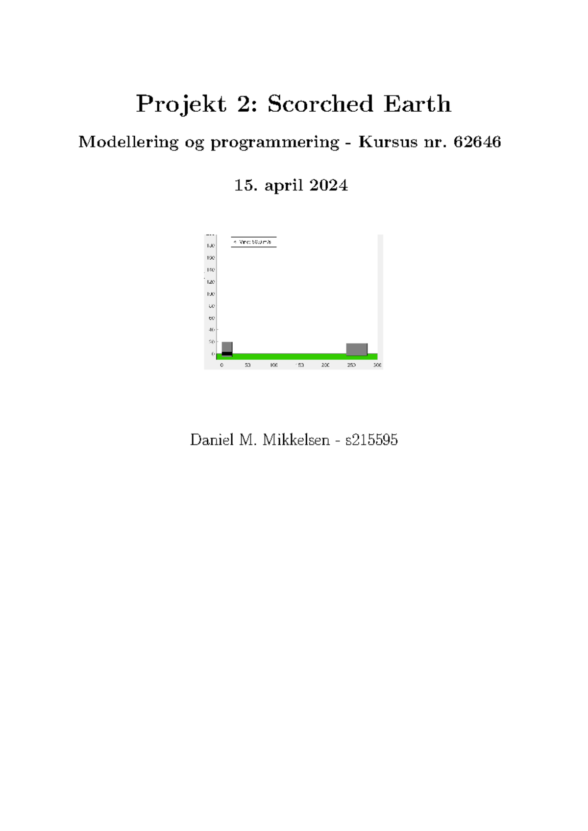 Projekt 2 programmering og modullering - Projekt 2: Scorched Earth ...