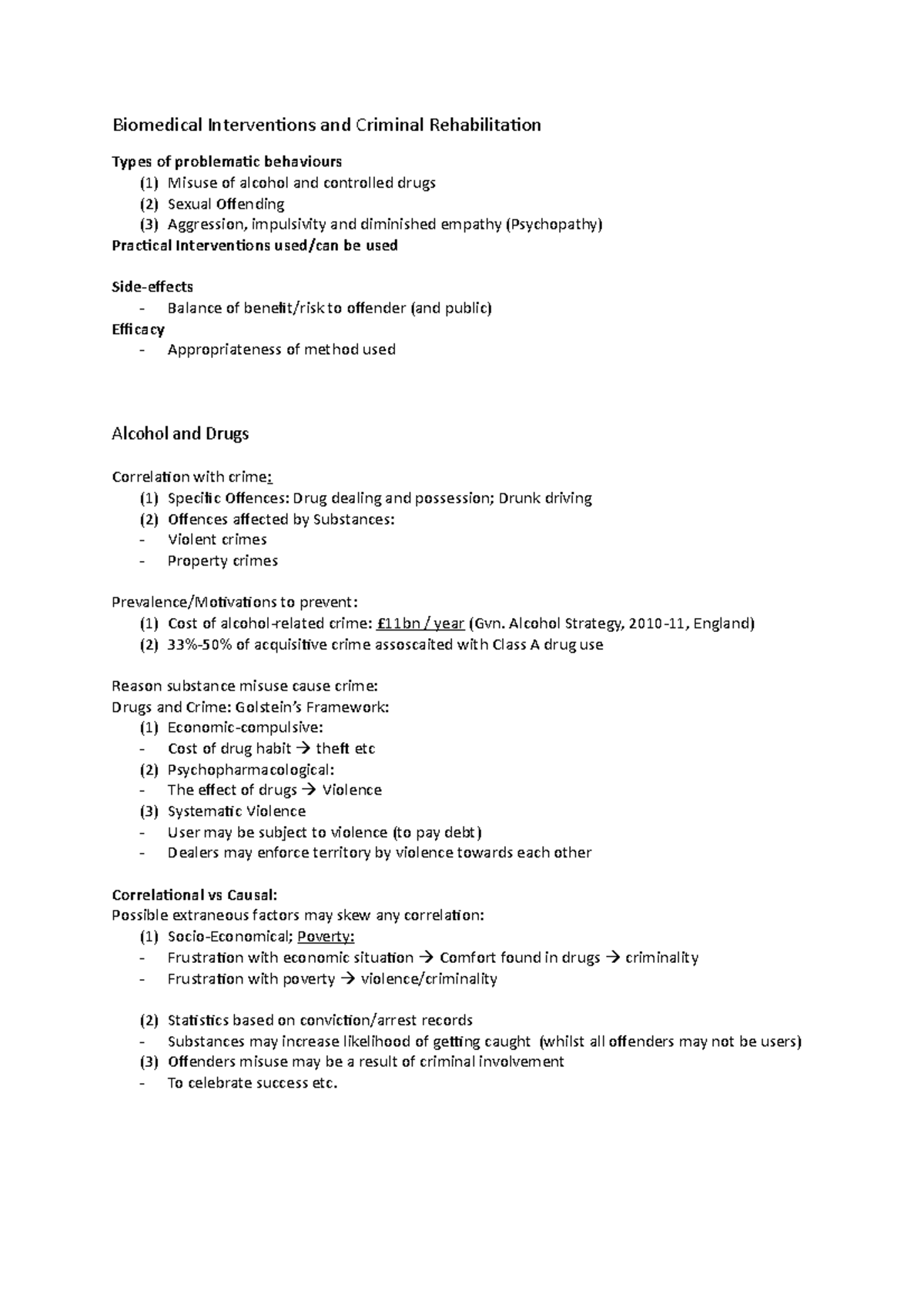 Biomedical Notes - Biomedical Interventions and Criminal Rehabilitation ...