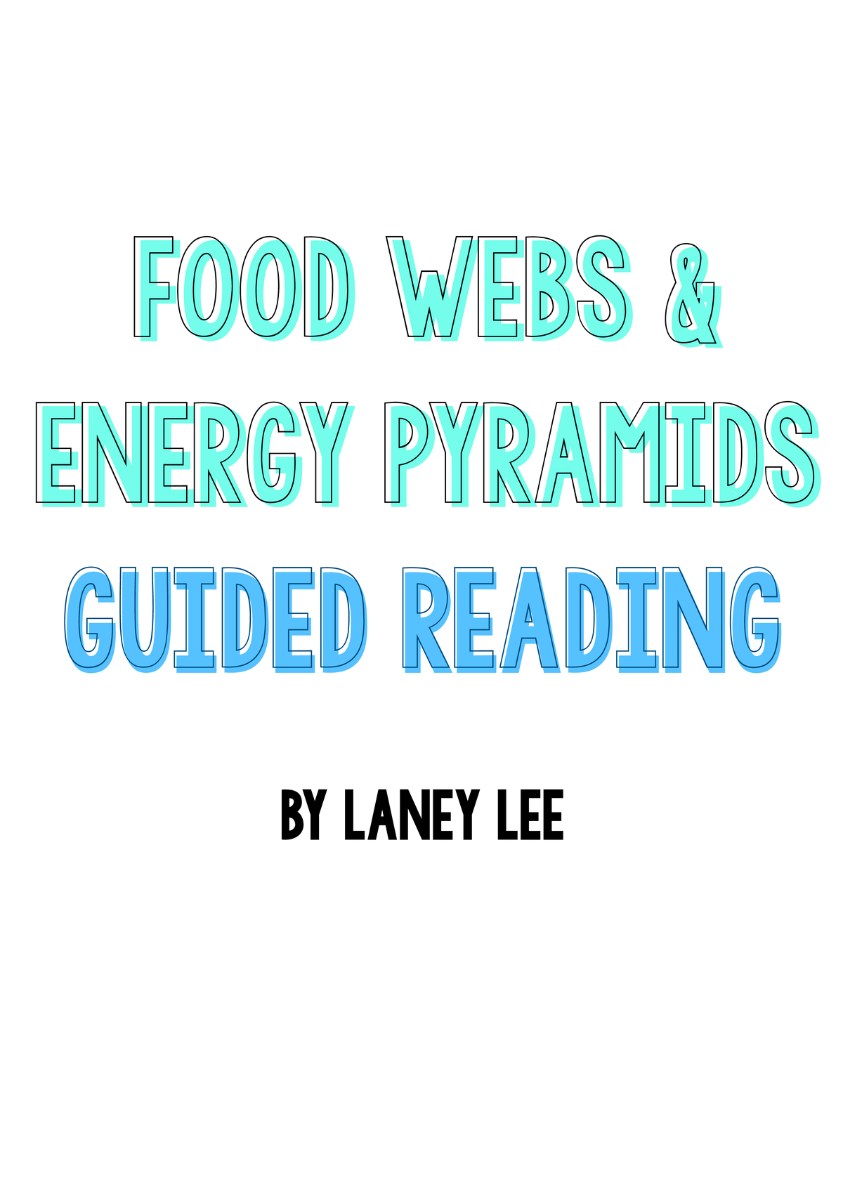 Food Chains Food Webs Energy Pyramids Reading Comprehension Worksheets ...