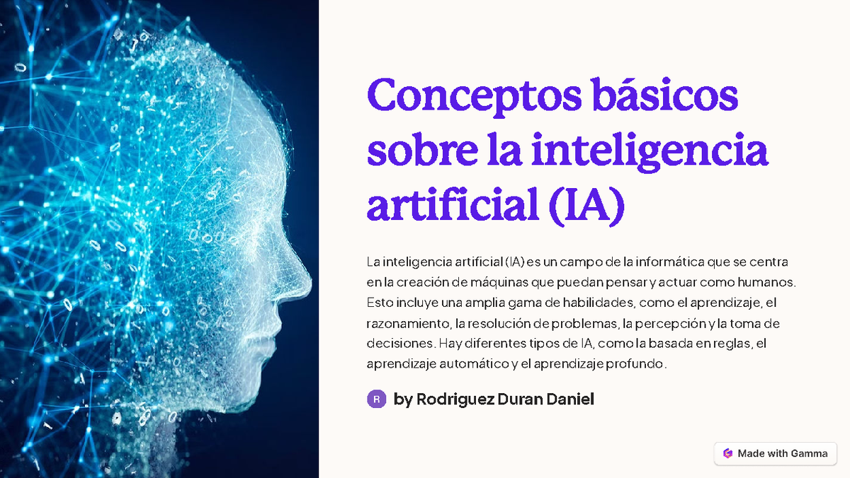 Conceptos basicos sobre la inteligencia artificial IA - Conceptos básicos sobre la inteligencia ...