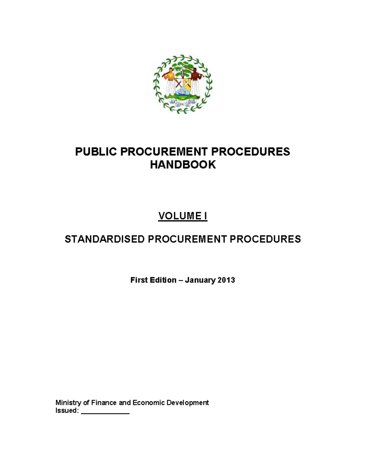 Procurement HAND BOOK - Dowloaded - - Studocu