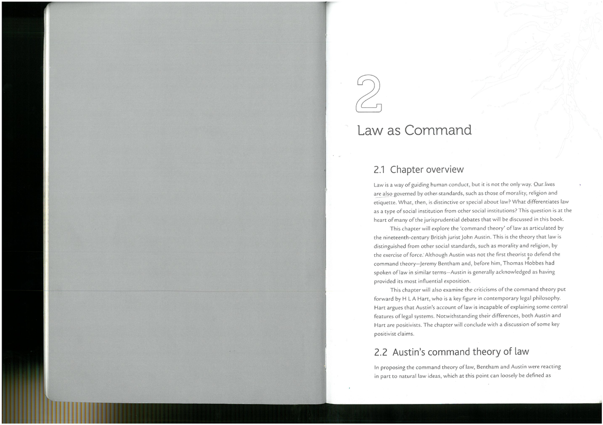 Denise Meyerson Jurisprudence Chapter 2 - LAWS2016 - Studocu