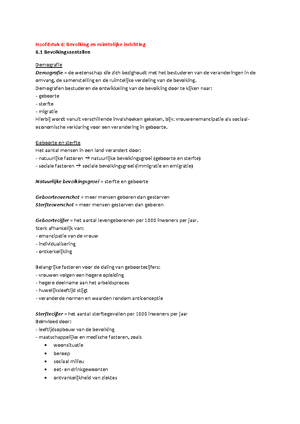 Aardrijkskunde samenvatting - B7 Absolute en relatieve ligging ...