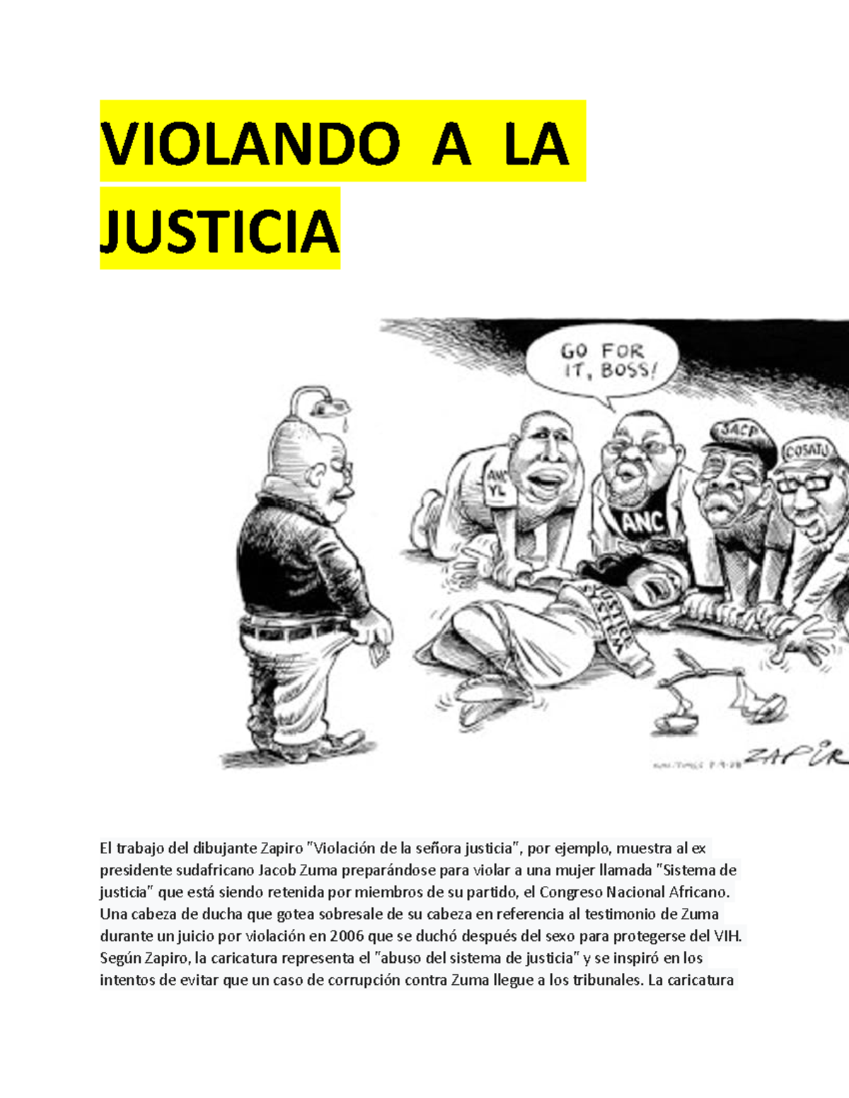 Violando a la Justicia - VIOLANDO A LA JUSTICIA El trabajo del ...