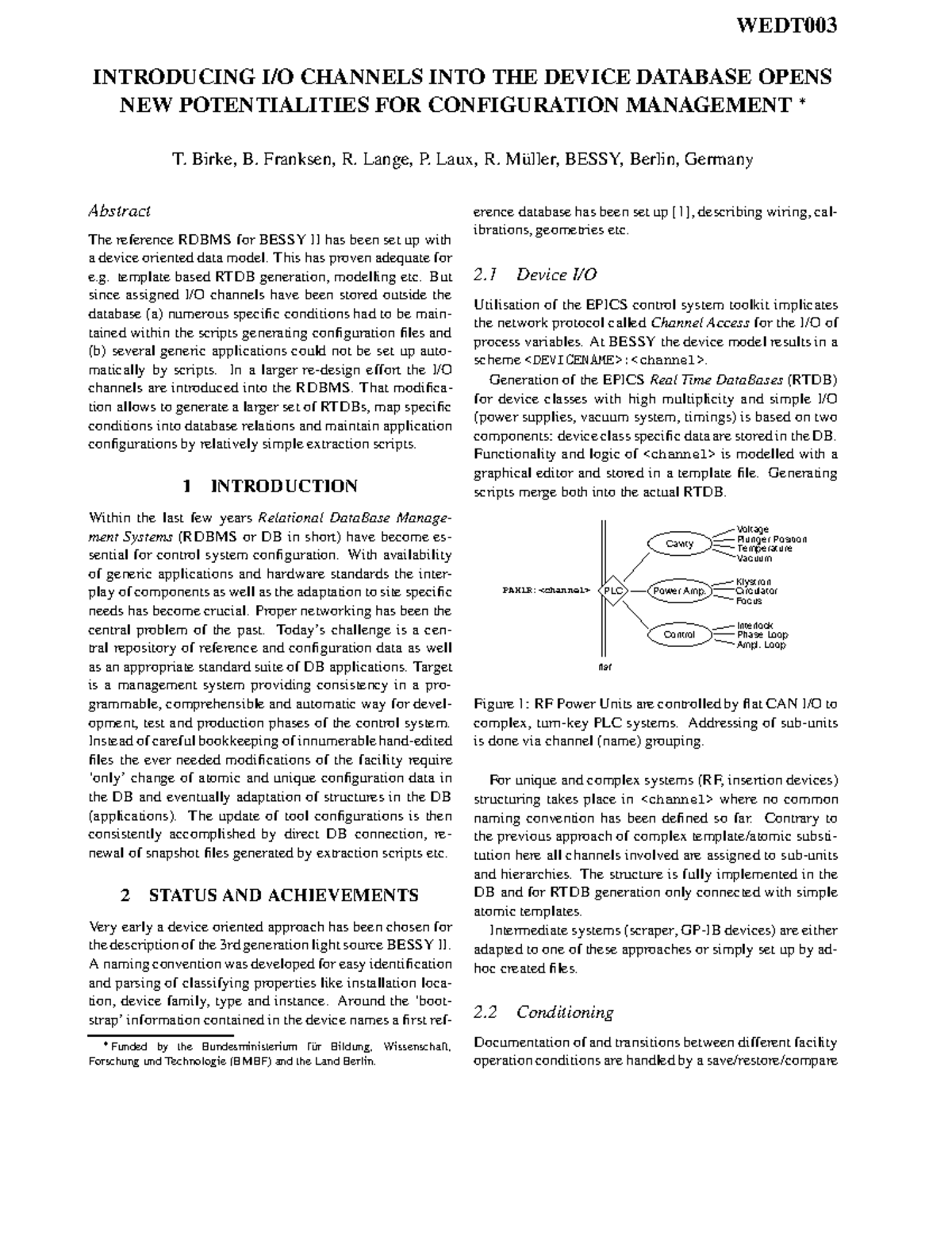 25325069 - Biologie - WEDT INTRODUCING I/O CHANNELS INTO THE DEVICE ...