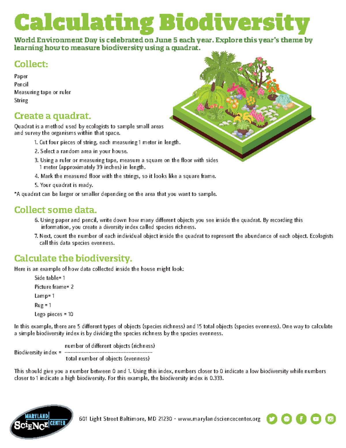 Calculating Biodiversity - Calculating Biodiversity World Environment Day is celebrated on June ...