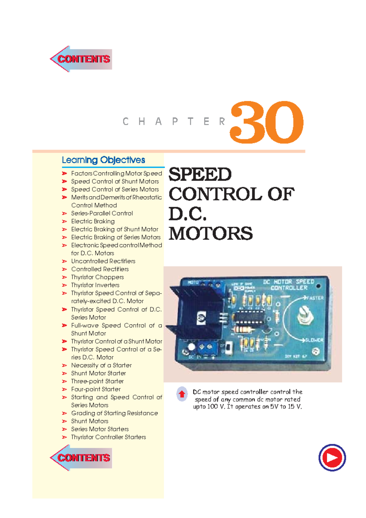 Ch 30 Speed control of dc motors - SPEEDSPEEDSPEEDSPEEDSPEED CONTROL ...