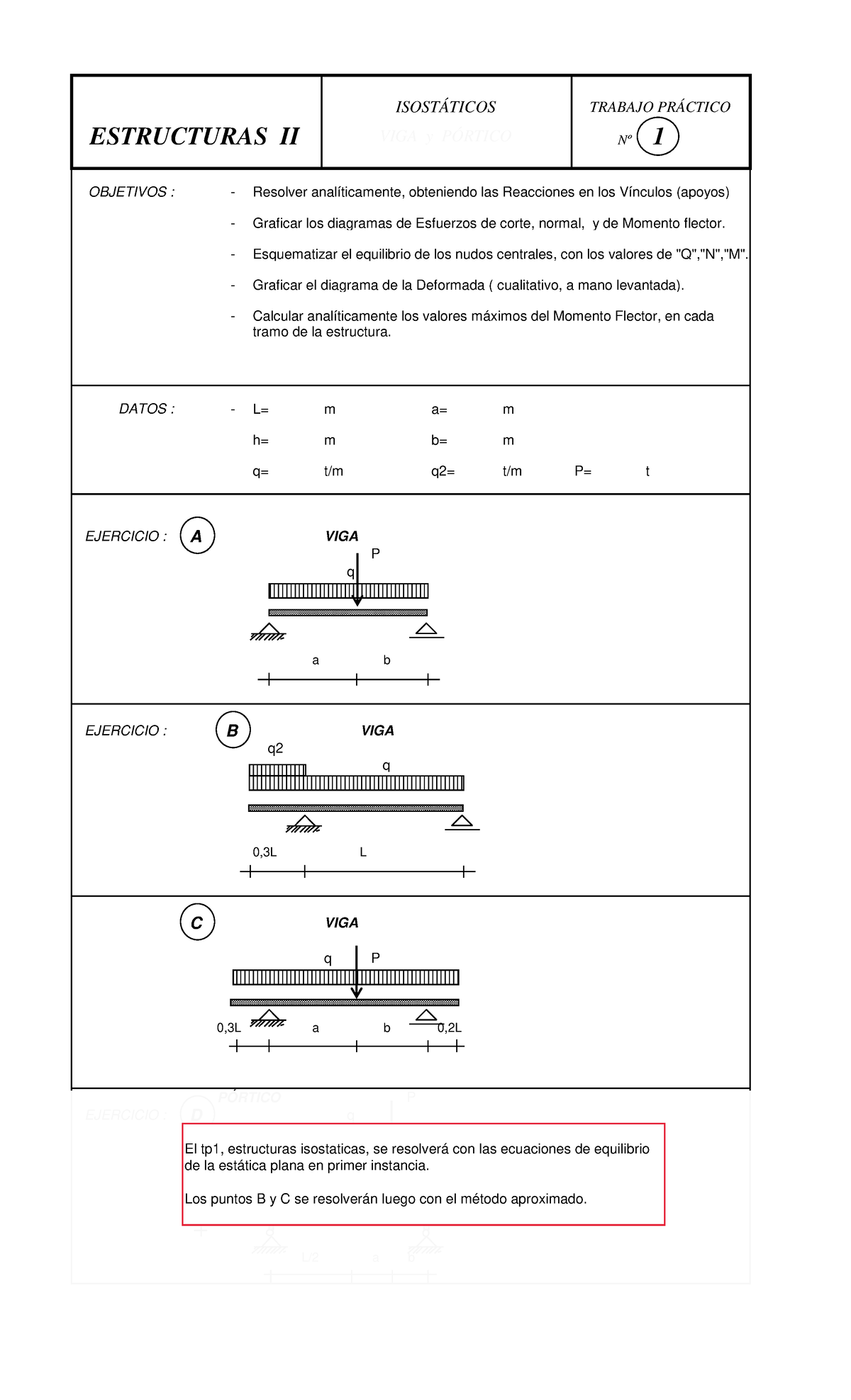 TPN 1 - Datos Isostatico - 2024 - ISOSTÁTICOS TRABAJO PRÁCTICO ...