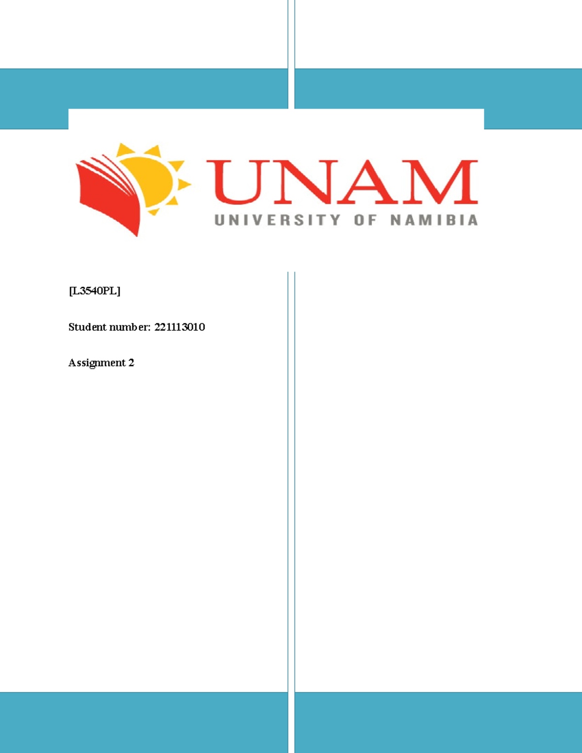 Law of persons assignment one - UNAM - Studocu