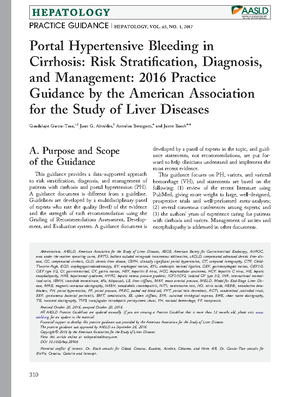 Baveno - documento - Expanding consensus in portal hypertension Report ...