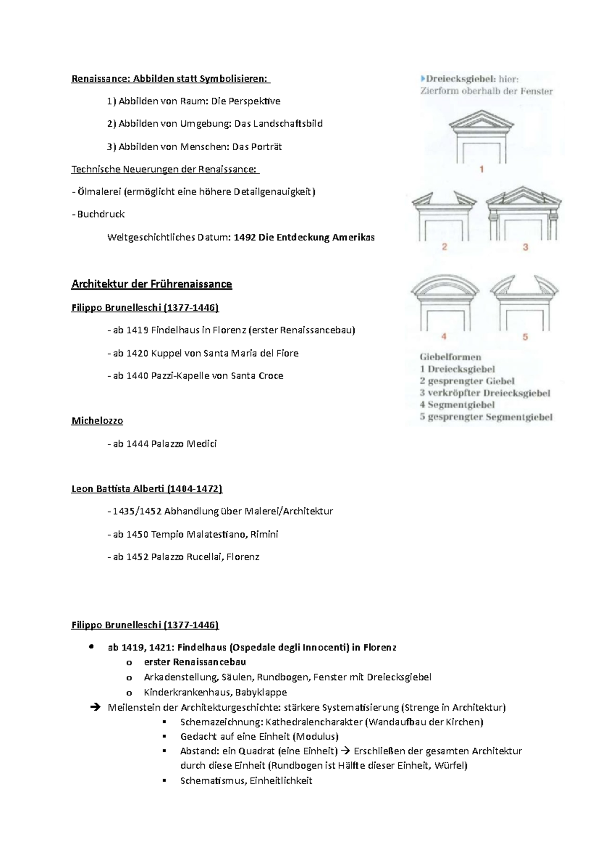 8. VL, 20 - Vorlesungsnotizen 8 - Renaissance: Abbilden statt ...
