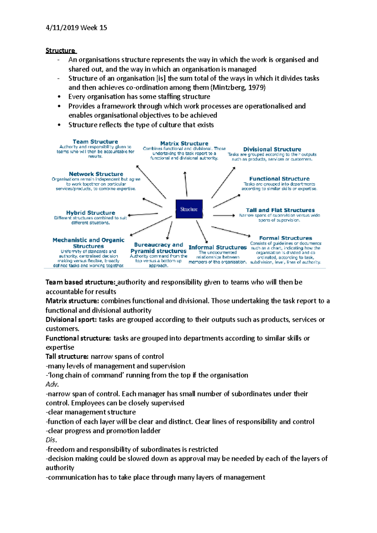 Structure - Internal Business- Seth Kirby - Structure - An ...