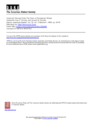 The culinary triangle - Readings - 4 The Culinary Triangle* Claude Lévi ...