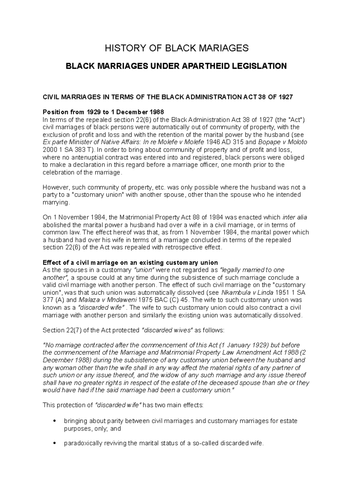 History OF Black Mariages - HISTORY OF BLACK MARIAGES BLACK MARRIAGES ...