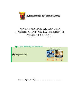 Topic 6 (Indices And Logarithms) - MATHEMATICS ADVANCED (INCORPORATING ...