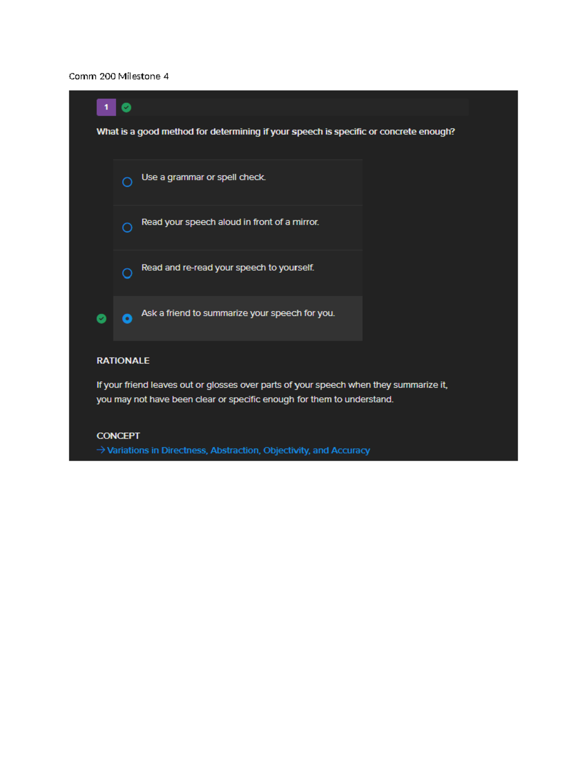 Comm 200 Milestone 4 - COM 200 - Comm 200 Milestone - Studocu