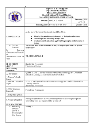 ARTS8-Q4-MOD1 - arts module 1 - Arts Quarter 4 – Module 1 : Amazing ...