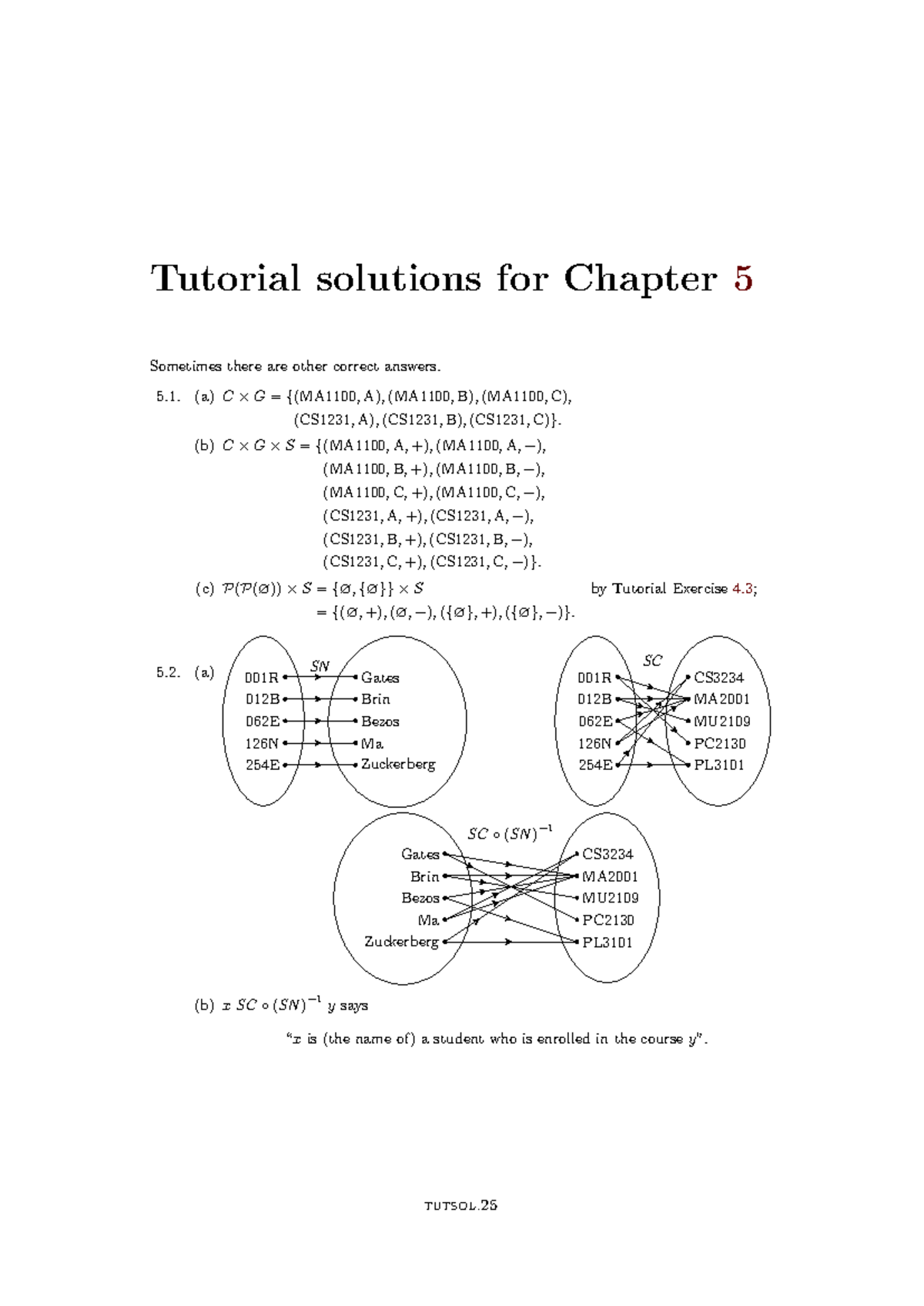 5-relns-tutsol - tut answer - Tutorial solutions for Chapter 5 ...