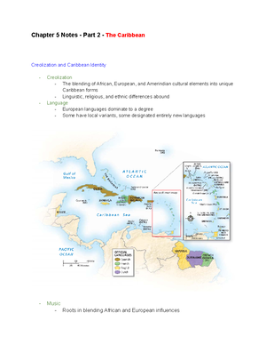 GEOG 106 Notes Ch. 4 - Part 1 - Chapter 4 Notes - Part 1 - Latin ...