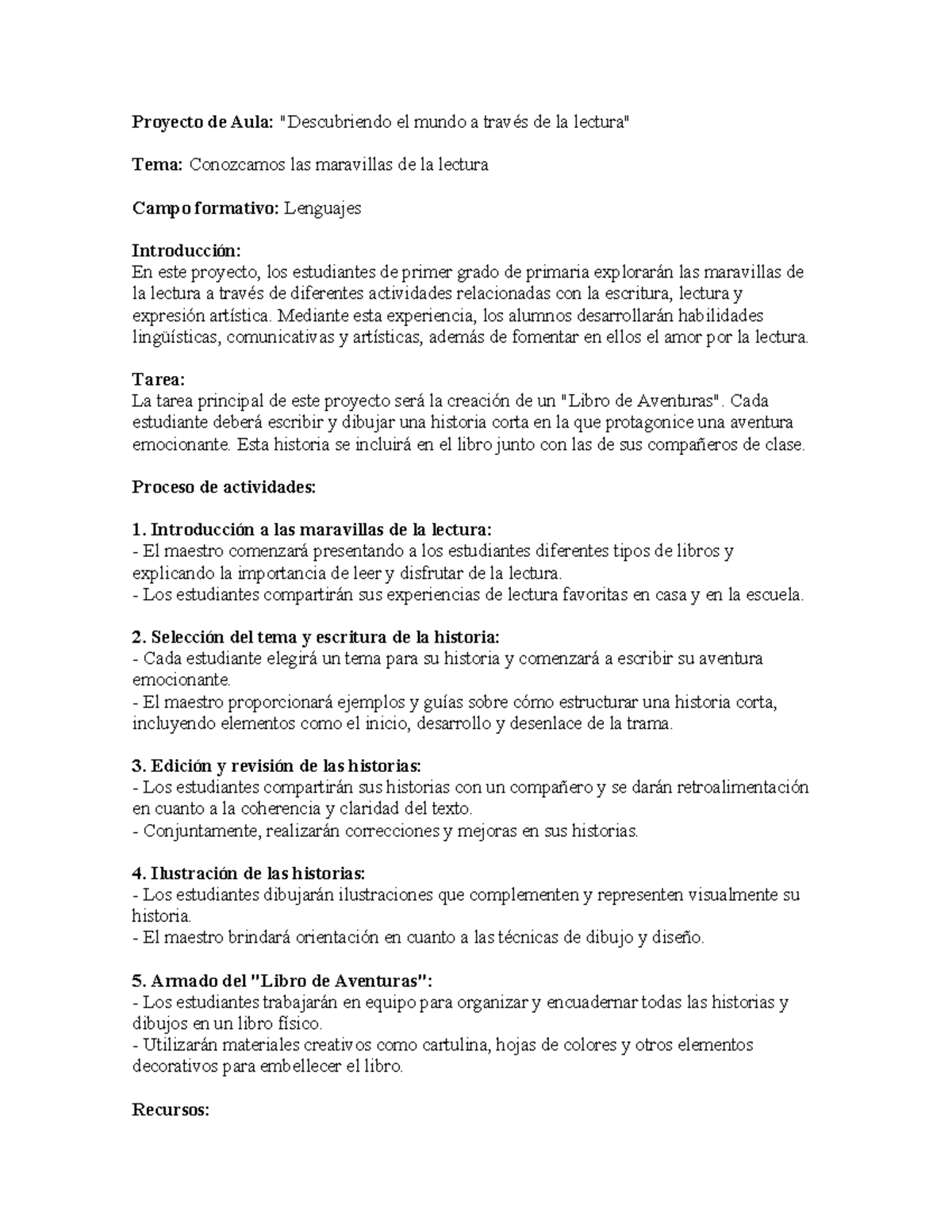 Primer Grado Septiembre Conozcamos las maravillas de la lectura 10 ...