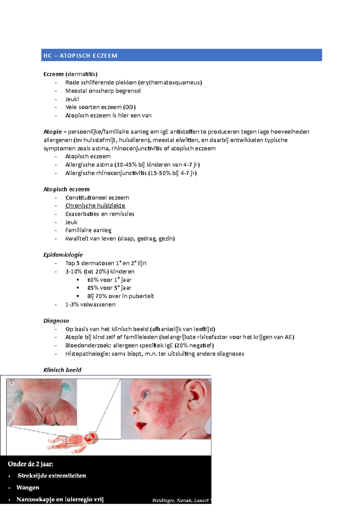 HC atopisch eczeem - HC – ATOPISCH ECZEEM Eczeem (dermatitis) - Rode ...